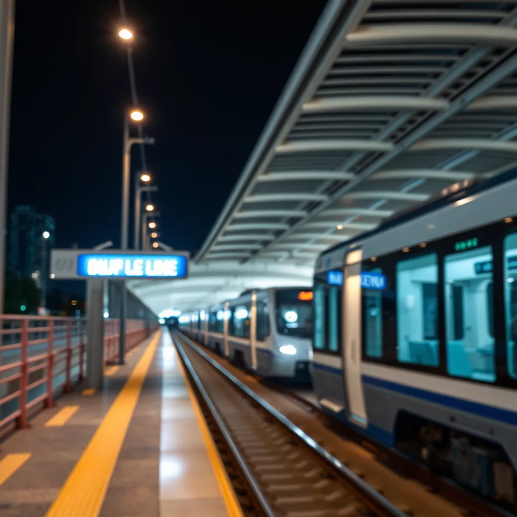 Exploring the Blue Line: Dubai Metro's Transportation Impact